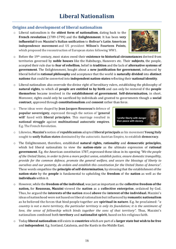 Liberal Nationalism for A Level Politics | Teaching Resources