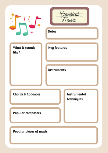 Higher Classical Music Revision | Teaching Resources