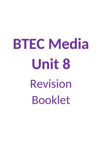 BTEC Creative Digital Media Production Unit 8 Responding to a ...