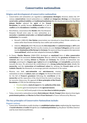 Conservative Nationalism for A Level Politics | Teaching Resources