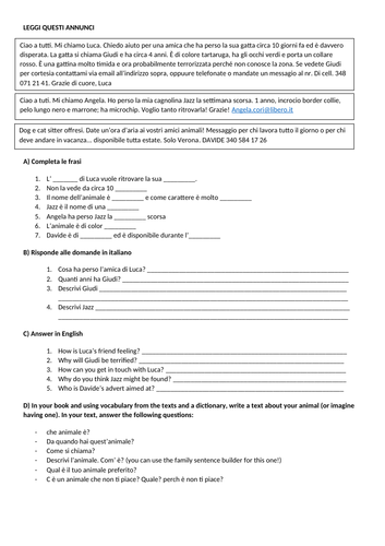 Y10 Italian - Unit 2 - Il Tempo Libero | Teaching Resources