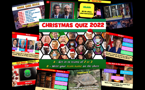 AMAZING CHRISTMAS QUIZ 2022 | Teaching Resources