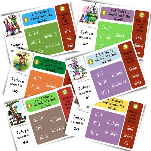 Insert the sounds and Tricky Words RWI Set 2 Morning Work Slides ...