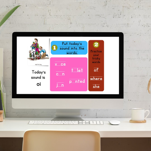 Insert the sounds and Tricky Words RWI Set 3 Morning Work Slides ...