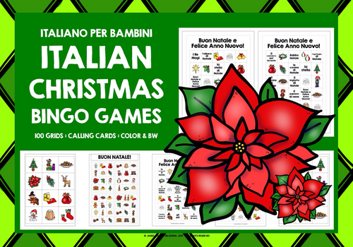 ITALIAN CHRISTMAS BINGO | Teaching Resources