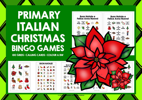 ITALIAN CHRISTMAS BINGO | Teaching Resources