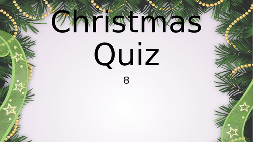 Christmas Quiz | Teaching Resources