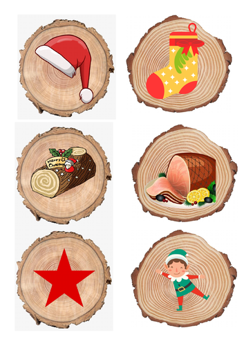 Christmas Log Slices | Teaching Resources