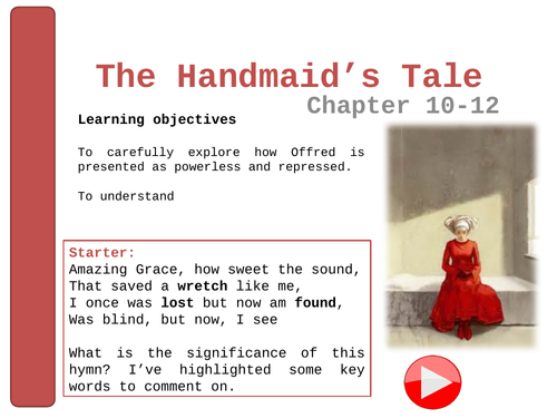 The Handmaid's Tale- Scheme of work | Teaching Resources