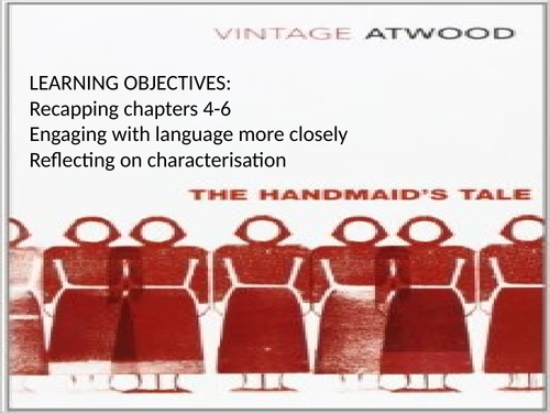 The Handmaid's Tale- Scheme of work | Teaching Resources
