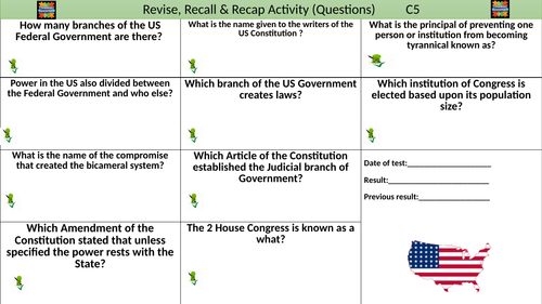 Checks and Balances and the US Constitution | Teaching Resources