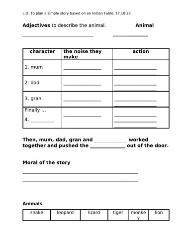 KS1 Three Writing Lessons - Stories from India | Teaching Resources