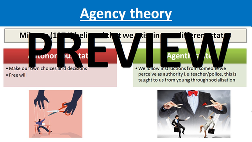 Obedience - Agentic state and Legitimacy of authority - AQA A Level ...