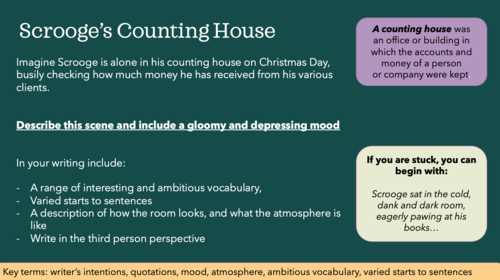 A Christmas Carol - Atmosphere and Mood | Teaching Resources
