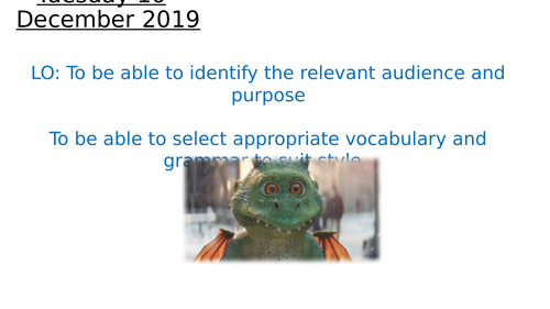 John Lewis Advert Writing Unit Christmas Edgar | Teaching Resources