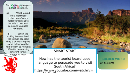 Travel Writing SOW for Year 9 - Part 1 | Teaching Resources