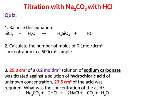 BTEC Applied Science Unit Assignment A Scheme of Work (titrations ... BTEC Applied Science Unit Assignment A Scheme of Work (titrations ...