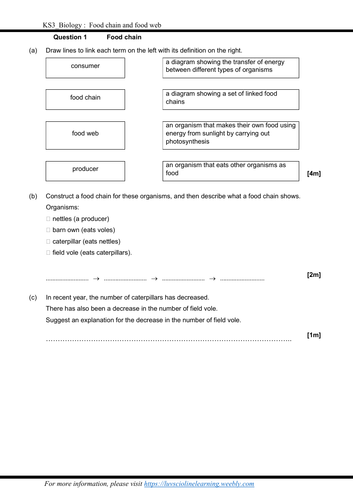 KS3_Secondary 1 checkpoint_worksheet and revision (with answer script ...