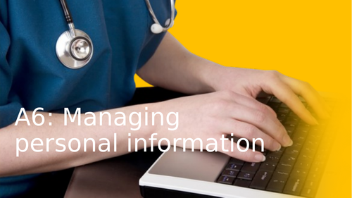 T Level Health and Science: Supporting Adult Nursing - A6 Core Pathway ...