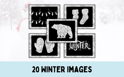 Winter Mindful Colouring Posters | Classroom Decor | Wellbeing ...