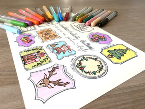 Christmas Creativity Challenge - Finish the picture! | Teaching Resources