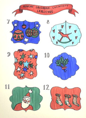 Advent Calendar Creativity Challenge – Finish the picture! | Teaching ...