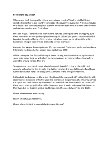 KS3 Speeches Unit | Teaching Resources