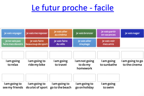 Near future / Le futur proche | Teaching Resources