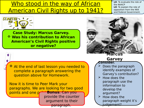 Civil Rights Who stood in the way of African American Civil Rights up ...