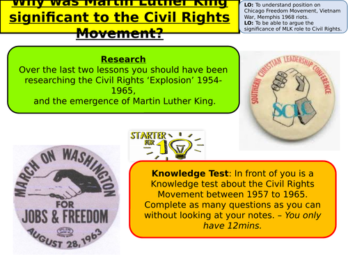 Civil Rights Why was Martin Luther King significant to the Civil Rights ...