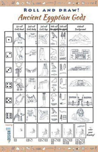 Roll and Draw! - Ancient Egypt - with video | Teaching Resources