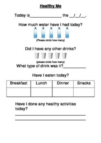 Behavior Support: Daily Feeling Good and Healthy Journal - Homeschool ...