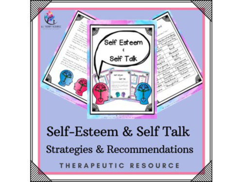 Self-Esteem and Self-Talk Handout and Activities Growth Mindset ...