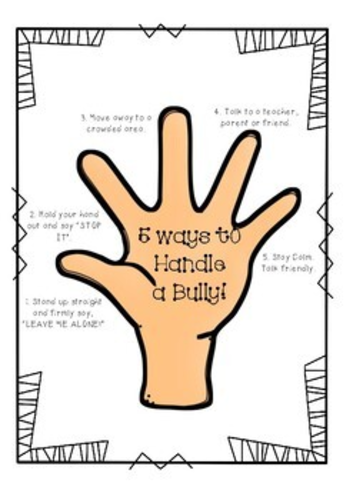 Bullying Worksheets and Activity - 4 page reflective Activity ...