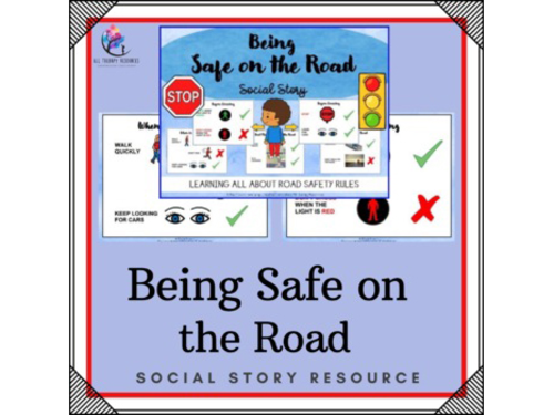 Being Safe on the Road Social Narrative - Autism ABA Life Skills SPED ...