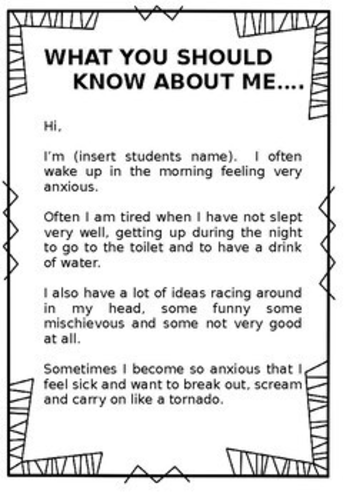 My Book about Anxiety (editable) - Social Narrative Worksheets ...