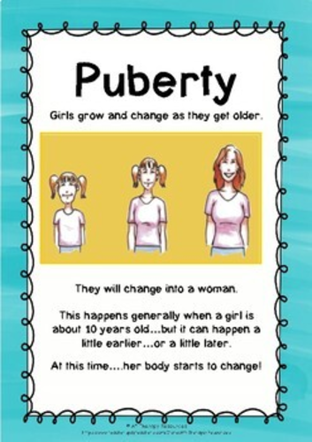 My Book about Puberty Social Narrative (for girls only) - looking after ...