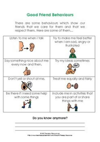 My Friendship Book - 23 Pages - Just Print! | Teaching Resources