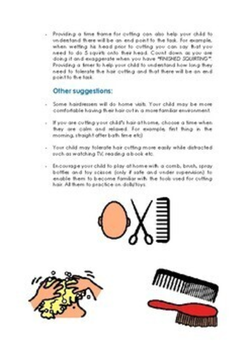 Supporting Children with Autism - Hair Cutting (Parent Information ...