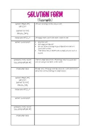 My Stop and Think - Problem Solving Program (anger, behavior & growth ...