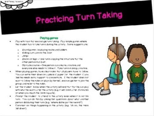 Social Skills Program - Group Kindergarten Special Needs Autism Lesson ...