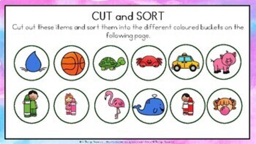 Colour Sorting Visuals - Colour Recognition & Sorting - Kindergarten ...