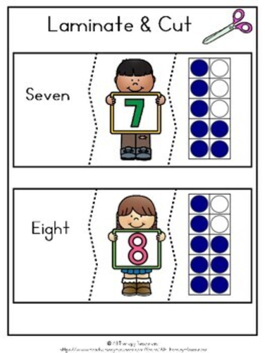 Learning My Numbers 1-20 - Three Piece Puzzles - Early Learning ...