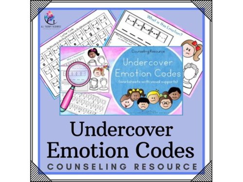 Counseling Resource Undercover Emotion Codes - Emotions Feelings Code ...
