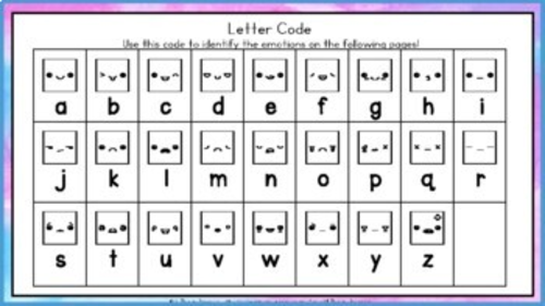 Counseling Resource Undercover Emotion Codes - Emotions Feelings Code ...