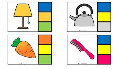 Colours Match and Clip Cards - 112 Cards - Autism Special Education ...