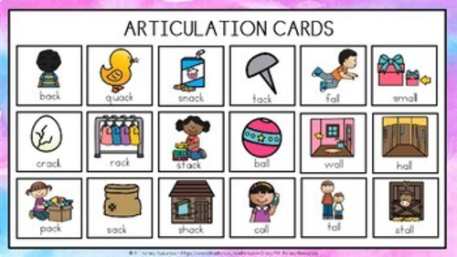 Short Vowel Sounds - Articulation Cards with Visual Cues - Speech ...