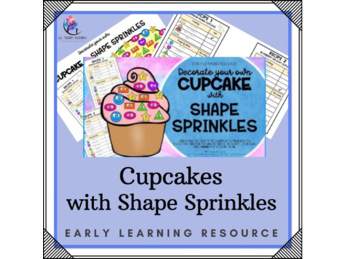 Decorate your own Cupcakes with Shape Sprinkles - Colours Numbers and ...