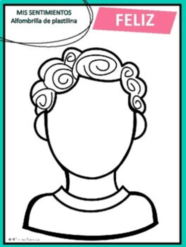 SPANISH VERSION - 25 Feelings Preschool Play Dough Mats - Emotions Play ...