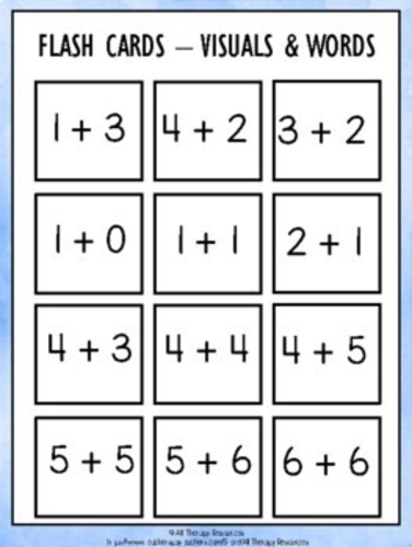 Addition Facts Numbers 1-20 BINGO GAME | Teaching Resources